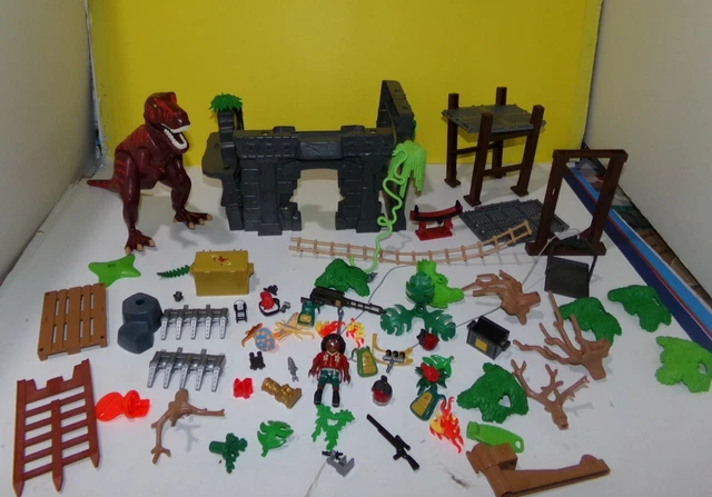 ENSEMBLE DE CONSTRUCTION Playmobil 9429 temple caché T-Rex The ...