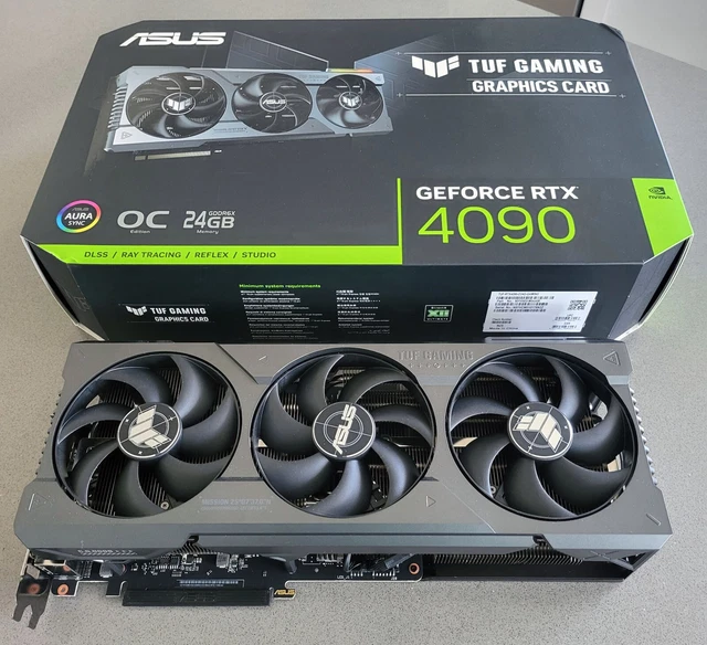 ASUS GEFORCE RTX 4090 TUF OC Gaming 24GB GDDR6X PCIe 4.0 OPEN BOX - IN ...