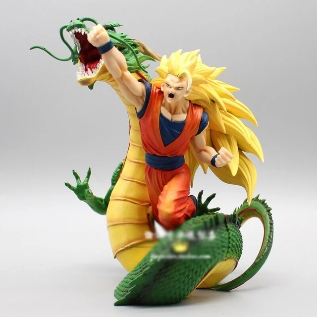 Figurine Collection Dragon Ball Z Son Goku Shenron 20 Cm Boite Pvc