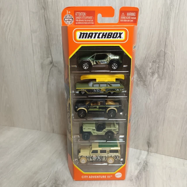 MATCHBOX. CITY ADVENTURE III 5 Pack. New Collectable Toy Model Cars. £ ...