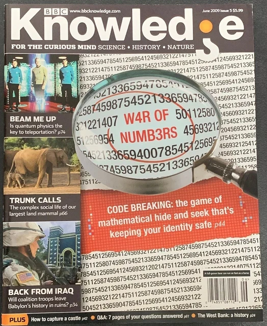 BBC KNOWLEDGE MAGAZINE Issue 5 2009 ~ Science And News Magazine $4.88 ...
