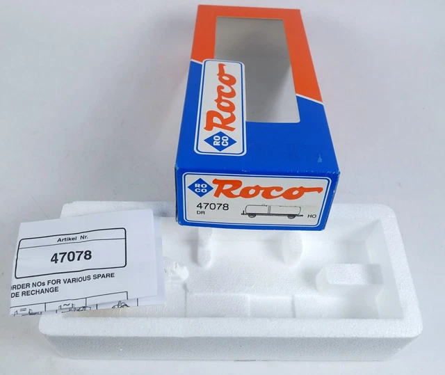 ROCO 47078 LEERKARTON Güterwagen Kesselwagen DR Spur H0 OVP HO ...