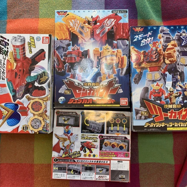 POWER RANGERS KIKAI Sentai Zenkaiger Megazord Morpher Coffret 4 pièces ...