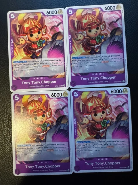 OP09-068 TONY TONY.CHOPPER One Piece Card Emperors In The New World x4 ...