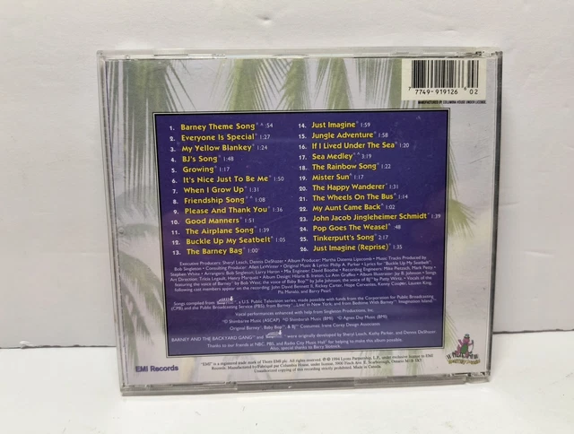 BARNEY’S FAVORITES VOLUME 2 Children Kids Cd 1994 Vintage VG+ $17.99 ...