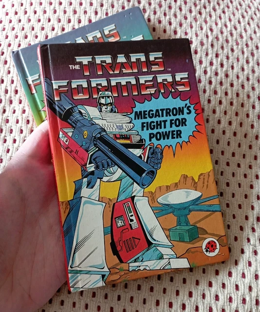 VINTAGE TRANSFORMERS BOOK 1980s Children's Megatrons Fight for Power ...