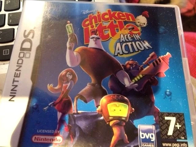 NINTENDO DS LITE DSi 3DS ~ DISNEY'S CHICKEN LITTLE - ACE IN ACTION ...