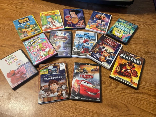 CHILDREN'S DVD LOT Of 40 Kids Animation Cartoons Movies Disney Pixar G ...