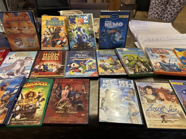 KINDERFILME DVD ICE AGE, Shrek, Bee Movie, Ratatouille, Findet Nemo ...
