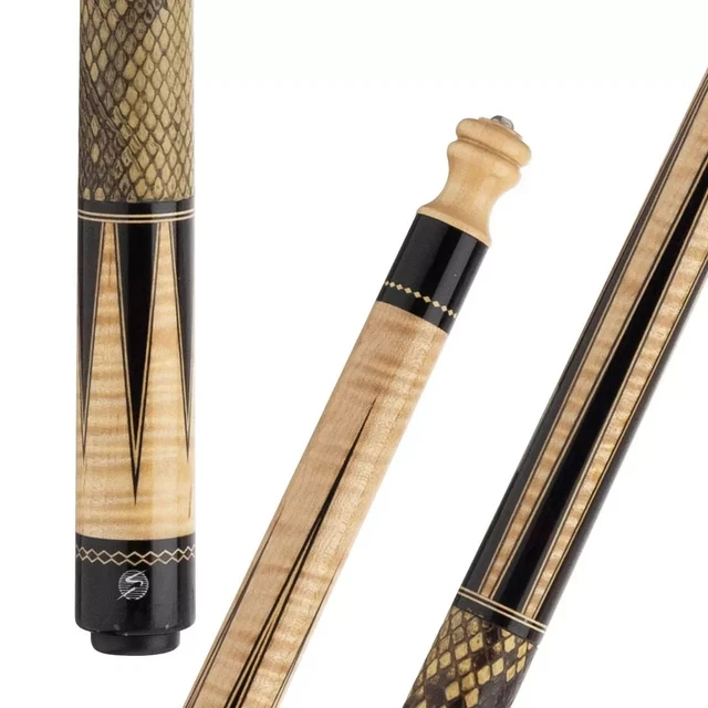 SAMSARA CUSTOM CUE 2 Shafts Radial Joint Snake Wrap Billiard Pool stick ...