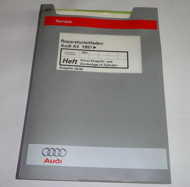 MANUEL D'ATELIER AUDI A3 8L Simos Système D'Injection / 4-Zyl. à Partir ...