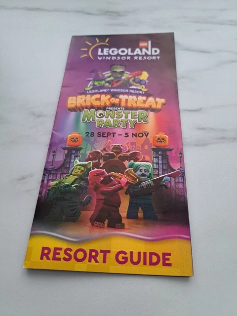 LEGOLAND LEGO WINDSOR 2023 Resort Guide Map Leaflet Brand New Brick Or ...