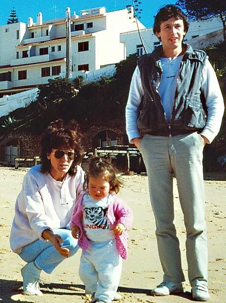 DORTHE KOLLO, EHEMANN Bernd Klinkert mit Tochter Jil, Kreuzf - 1985 Old Photo 2 $9.00 - PicClick AU
