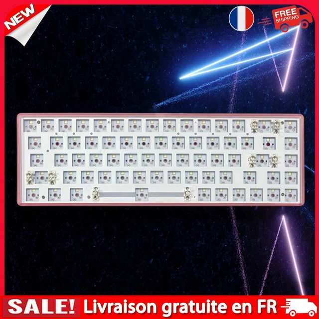 68 KEY MECHANICAL Keyboard Switch Tester Button Backlight for Desktop ...