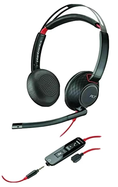 PLANTRONICS/POLY BLACKWIRE C5220 Wired Headset - Brand New & Boxed £39. ...