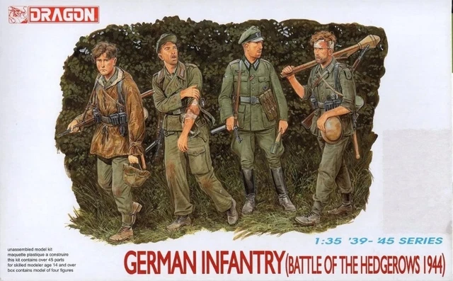 MINIATURE SOLDATS MODEL Kit Dioramas Dragon German Infantry (Bataille ...