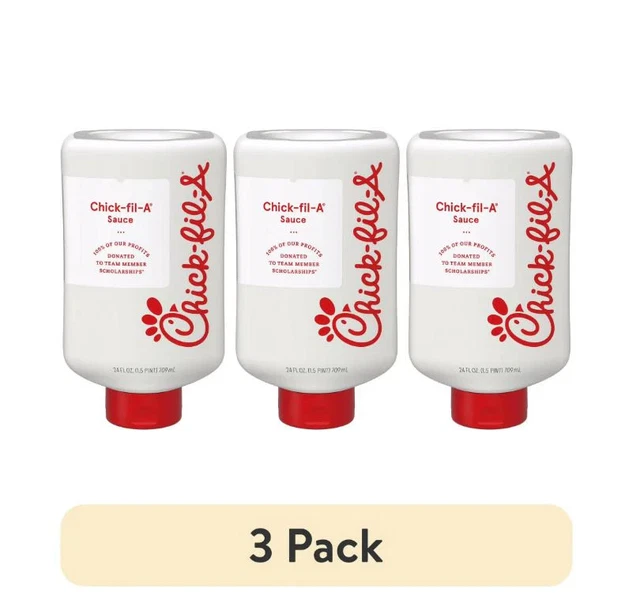 CHICK-FIL-A DIPPING SAUCE, 24 fl oz Squeeze 3 Bottle $88.68 - PicClick AU