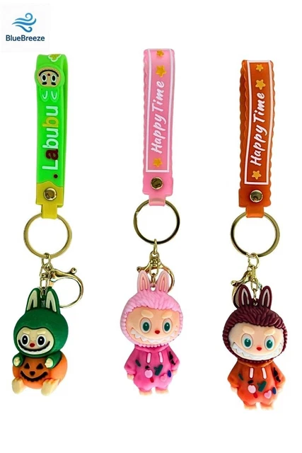 LABUBU THE ICONIC Monster Doll Figure Rubber Key Ring - 6cm for Blind ...