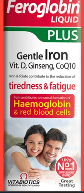 FEROGLOBIN PLUS LIQUID 200 ML x 2 £10.07 - PicClick UK