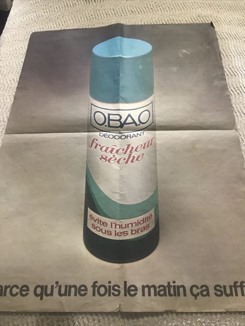 AFFICHE PUBLICITAIRE OBAO 80x60 Gaillard 1973 EUR 4,50 - PicClick FR