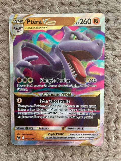 POKÉMON PTERA VSTAR 093/196 Origine Perdue EB11 FR EUR 12,90 - PicClick FR