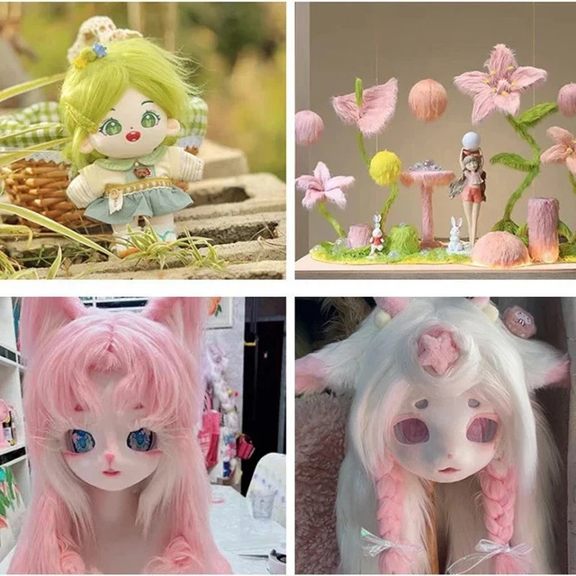 25X45CM LONG FAUX Fur Fabric For Needlework Animal Suit Fur Material ...