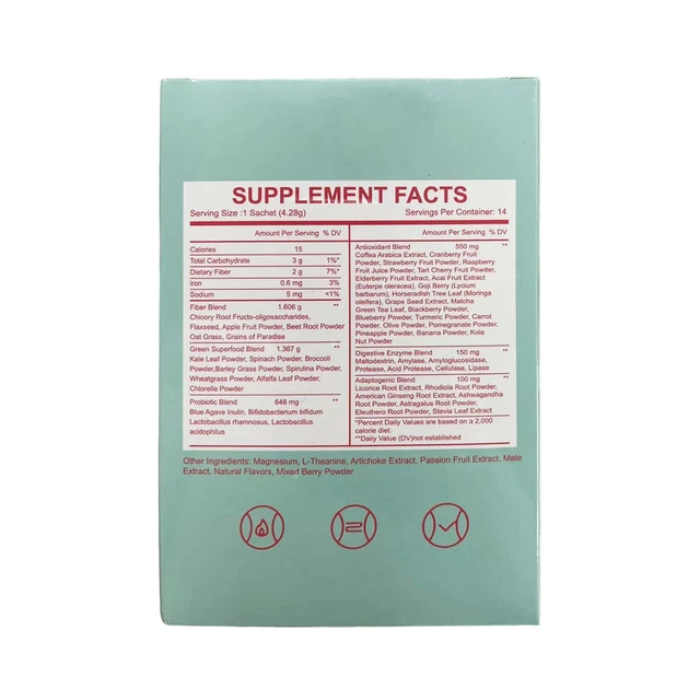HAPPY CLEANER-WATERMELON BERRY Powder Probiotics, Prebiotic & Probiotic ...