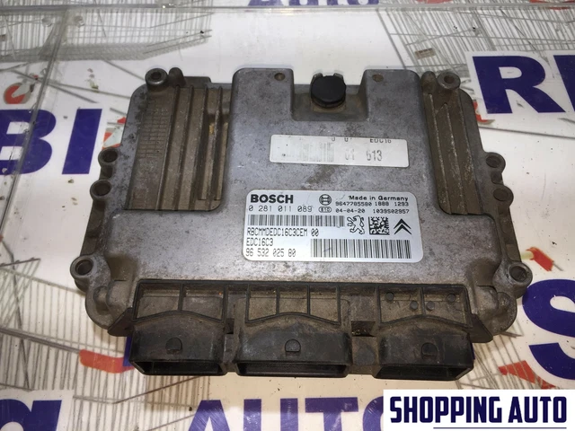 ECU MOTEUR PEUGEOT 206 1.4HDI - 0281011089 EUR 176,07 - PicClick FR