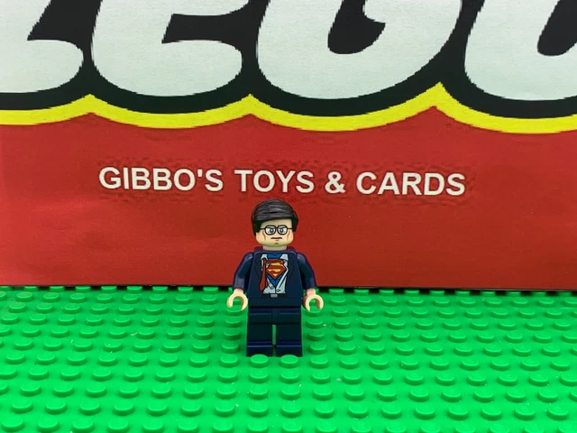LEGO CLARK KENT SUPERMAN minifigure DC COMICS DVD personaggio esclusivo ...