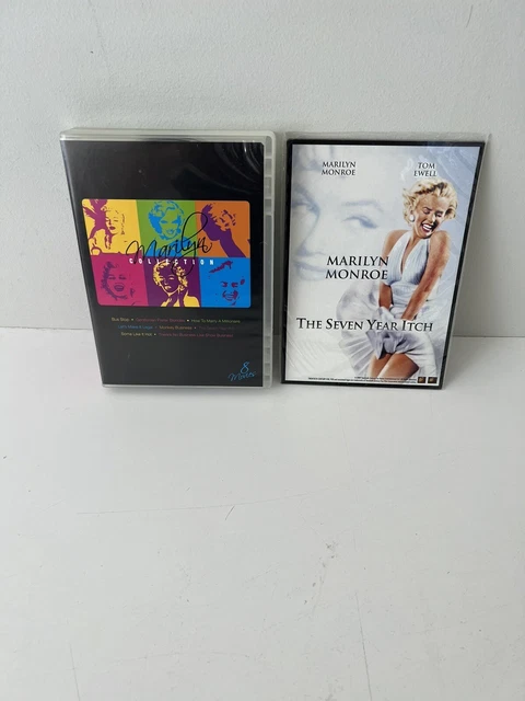 MARILYN MONROE COLLECTION : Region 4 DVD Box Set 8 Film 8 Disc Set Bus ...