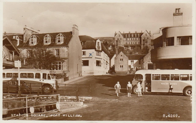 FORT WILLIAM COACH / Bus arriving in Station Square RP # B.4269 Used ...