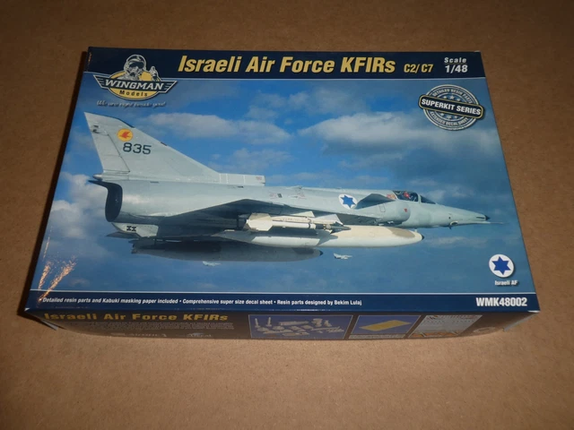 WINGMAN MODELS (KINETIC) 48002 IAI Kfir C2/C7 1/48 EUR 48,00 - PicClick DE