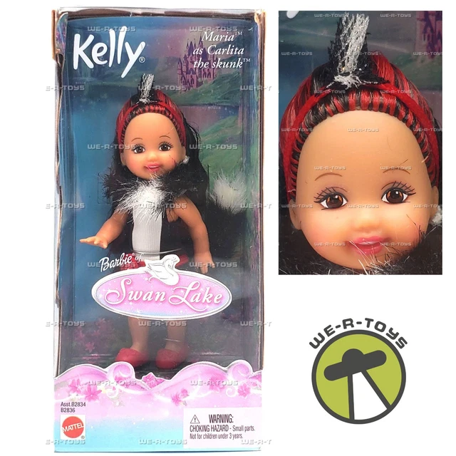 BARBIE KELLY SWAN Lake Maria as Carlita the Skunk Doll 2003 Mattel # ...
