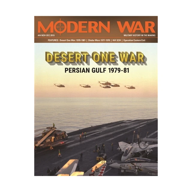 DECISION GAMES MODERN War #44 "Desert One War, Shaba Wars, Hill 3234 ...