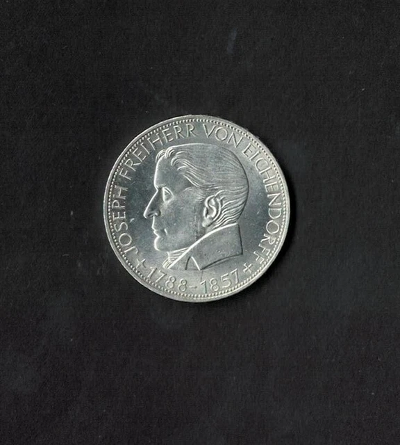 5 DM SILBER Gedenkmünze Freiherr Von Eichendorff Gesuchte Münze Der Ersten Fünf EUR 105,51 ...