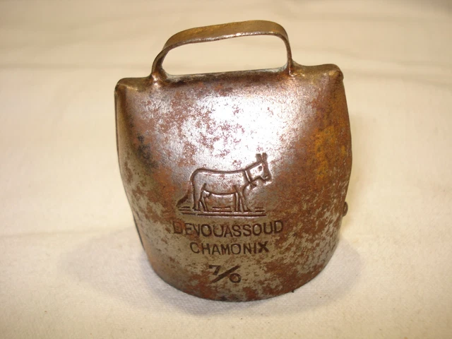 RARE ET ANCIENNE cloche a vache Devouassoud Chamonix 7/0 EUR 60,00 - PicClick FR