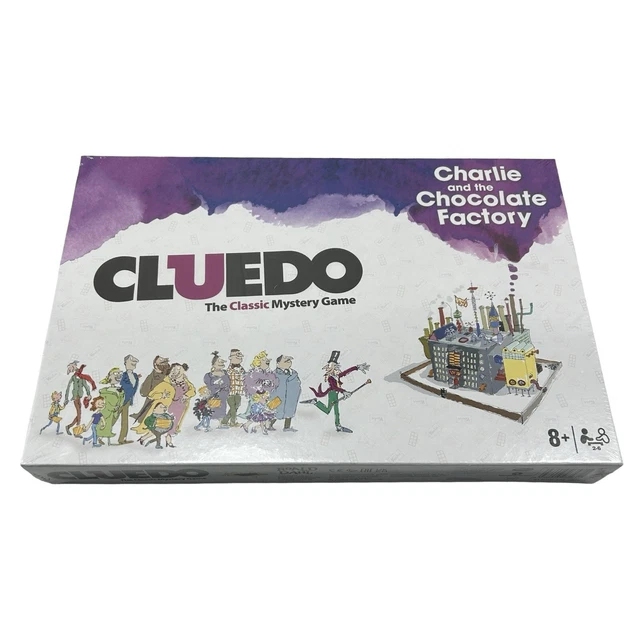 CHARLIE AND THE Chocolate Factory Cluedo Board Game Roald Dahl Hasbro ...
