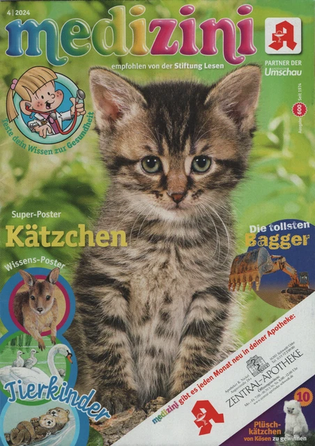APOTHEKEN-KINDERZEITSCHRIFT MEDIZINI - Ausgabe 4/2024 - April-Heft # ...