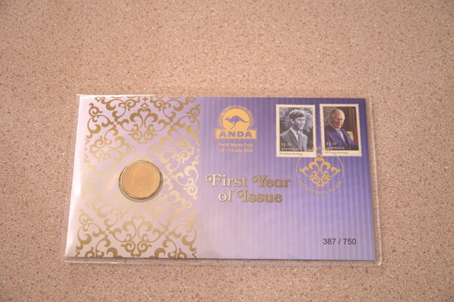 2024 ANDA PERTH Money Expo $1 No: 387/750 King Charles III First Year ...