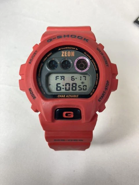 CASIO G-SHOCK ZEON Char Aznable/30th Anniversary/ZAKU DW-6900FS Watch ...