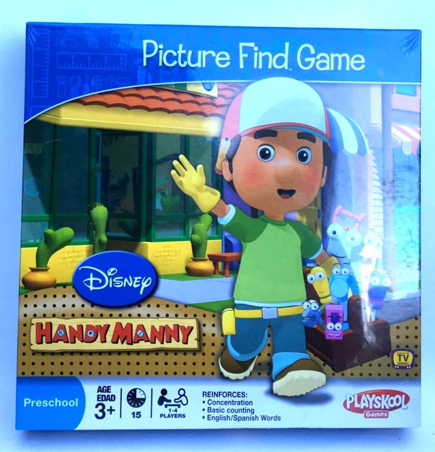 DISNEY HANDY MANNY Picture Find Game by Playskool New £19.78 - PicClick UK