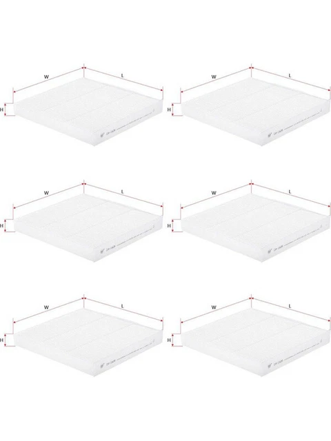 6 X SAKURA Cabin Filter CA-1606 fits Honda Civic 1.5 FG,FB IMA (FB4 ...