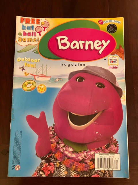 BARNEY MAGAZINE NO 171 kids children collectible rare item £10.00 ...