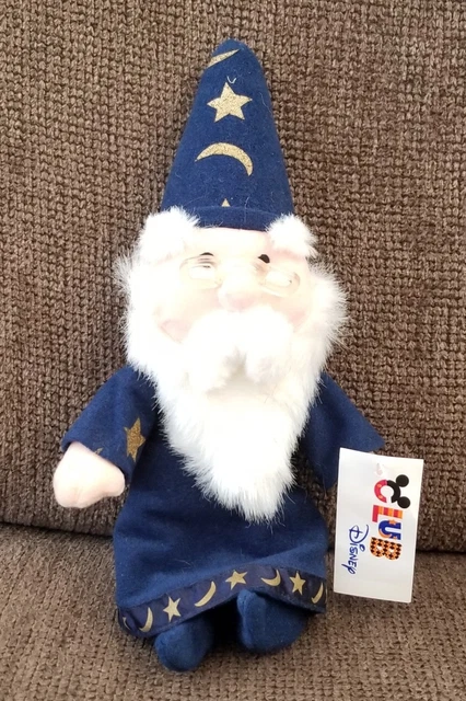 8& CLUB DISNEY'S BEANBAG PLUSH - MERLIN BEAN BAG w/Tag The Sword & The ...