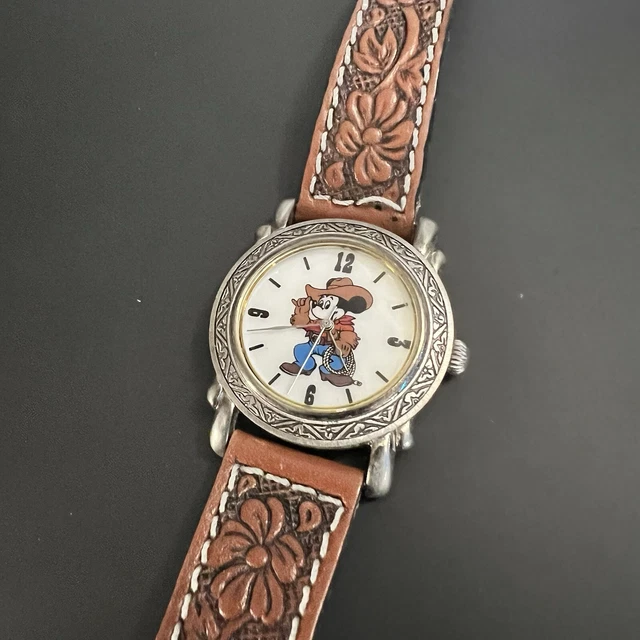 DISNEY STORE Western Cowboy Mickey Mouse Watch by Pedre Japan £52.07 ...