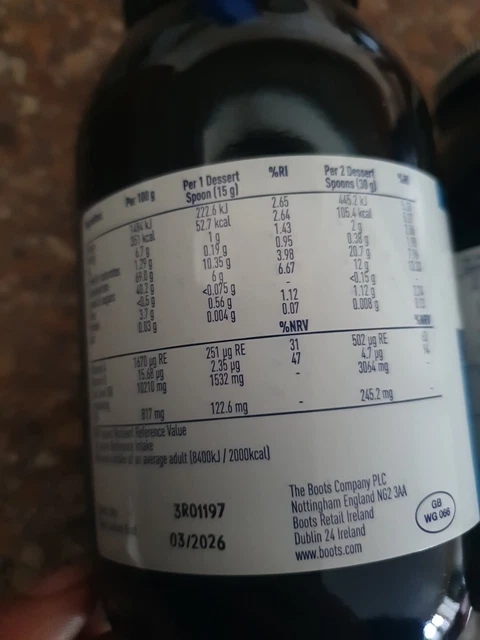 3X BOOTS MALT Extract + Cod Liver Oil (Ex 02/2026) 650G - Joints ...