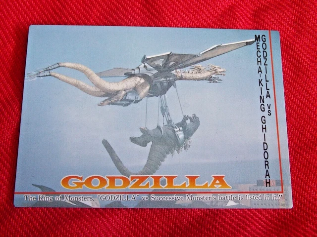 1995 MECHA KING GHIDORAH GODZILLA JAPAN Trading Card #55 AMADA JAPANESE ...