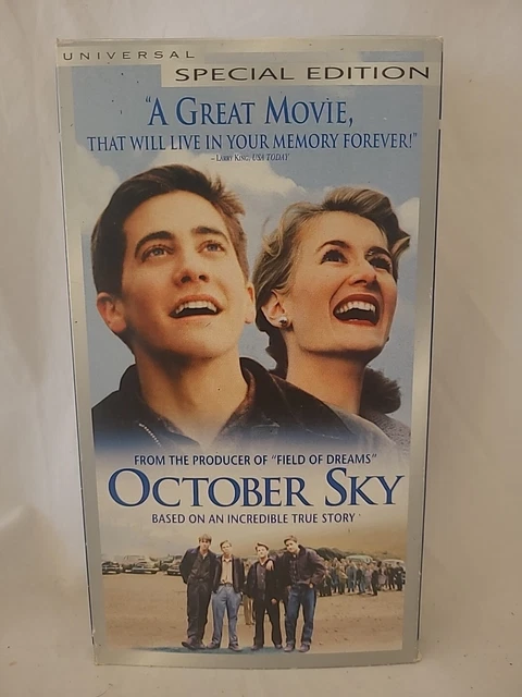 VHS OCTOBER SKY 1999 Jake Gyllenhaal, Chris Cooper, Laura Dern, Buy 2 ...