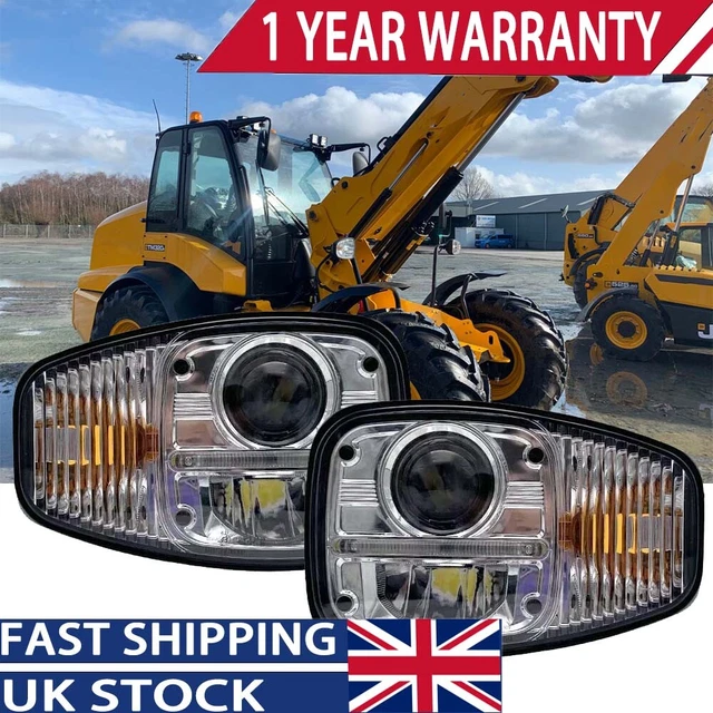 LED HEADLIGHTS FOR JCB Fastrac Telehandler Series 526 527 531 533 535 ...