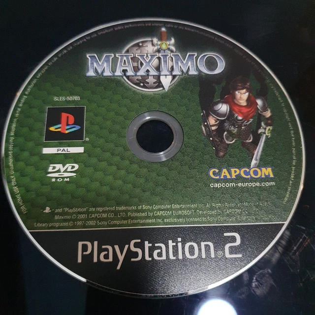 MAXIMO - PLAYSTATION 2 (PS2) Game Disc Only EUR 6,14 - PicClick FR